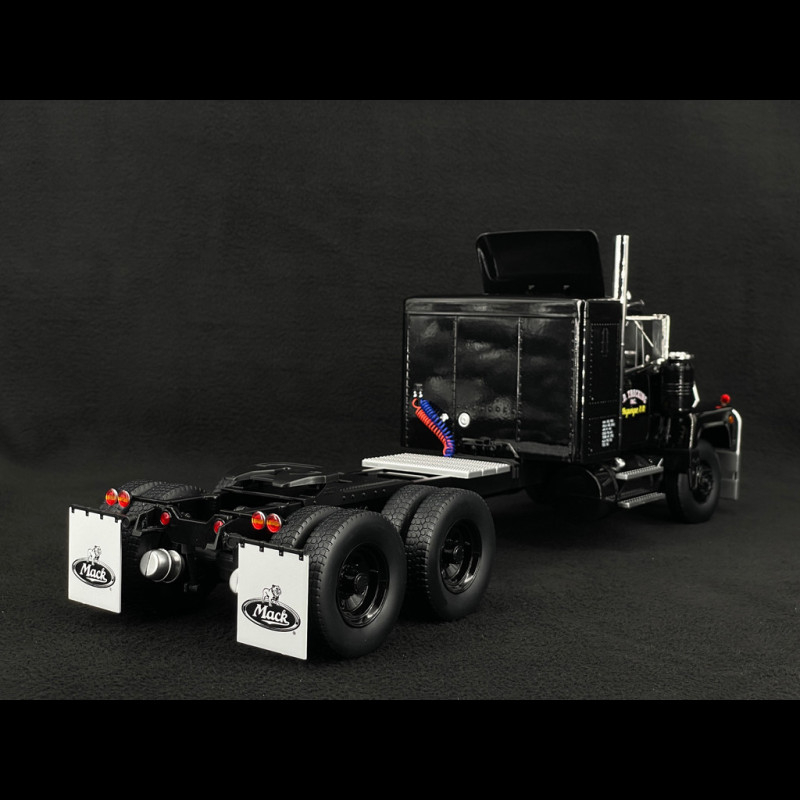 Set of Truck Mack RL 700L 1974 Black Convoy + Rubber Duck Figurine 1/18 ...