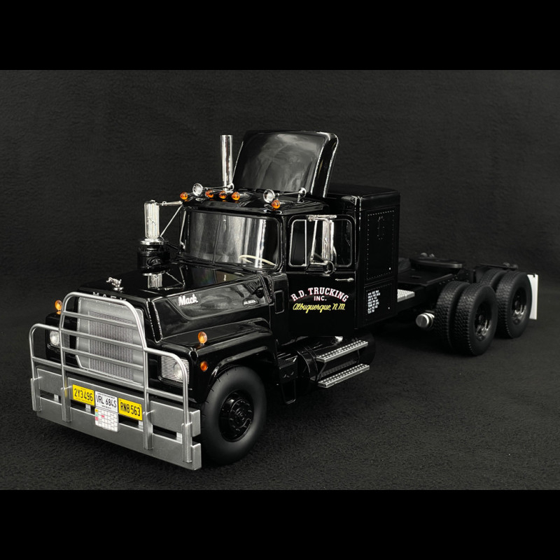Set of Truck Mack RL 700L 1974 Black Convoy + Rubber Duck Figurine 1/18 ...