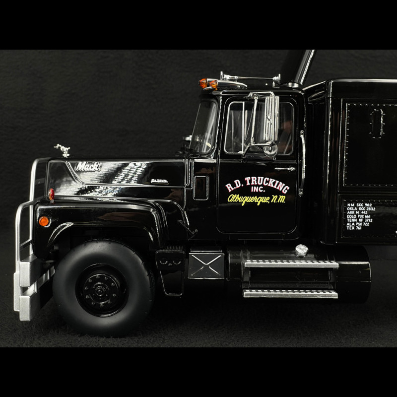 Set of Truck Mack RL 700L 1974 Black Convoy + Rubber Duck Figurine 1/18 ...
