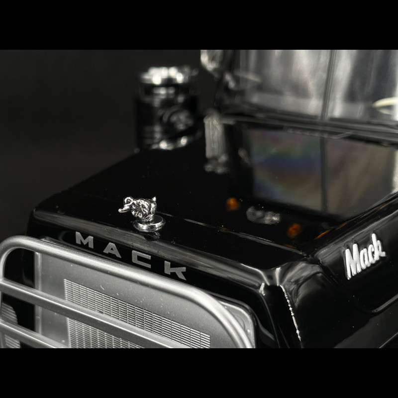 Set of Truck Mack RL 700L 1974 Black Convoy + Rubber Duck Figurine 1/18 ...