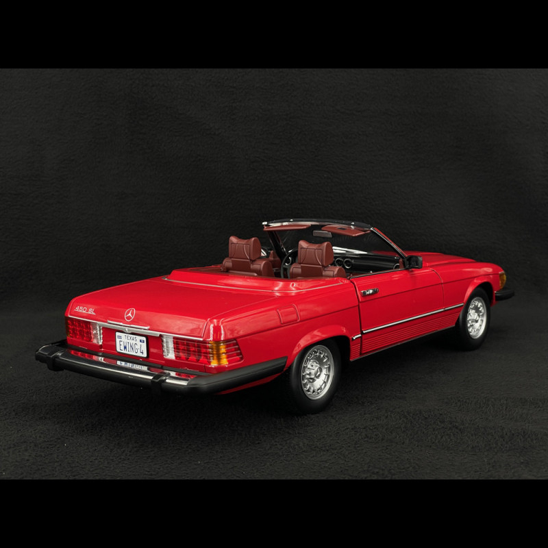 Mercedes 450 SL R107 1985 Red US Version Bobby Ewing Dallas 1/12 KK ...