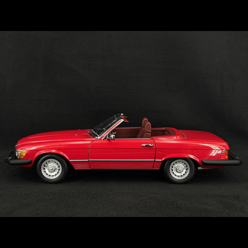 Set of Mercedes 450 SL R107 1985 Red US Version + Bobby Ewing Dallas ...