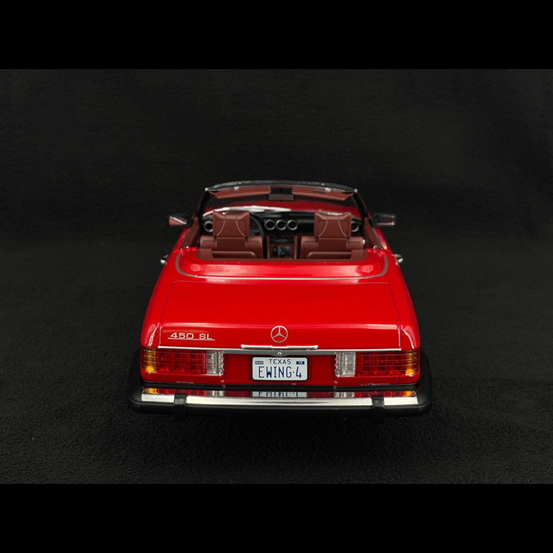 Set of Mercedes 450 SL R107 1985 Red US Version + Bobby Ewing Dallas ...