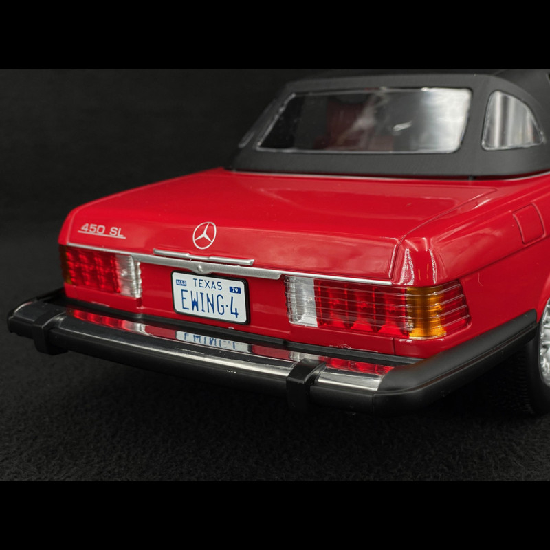 Set of Mercedes 450 SL R107 1985 Red US Version + Bobby Ewing Dallas ...