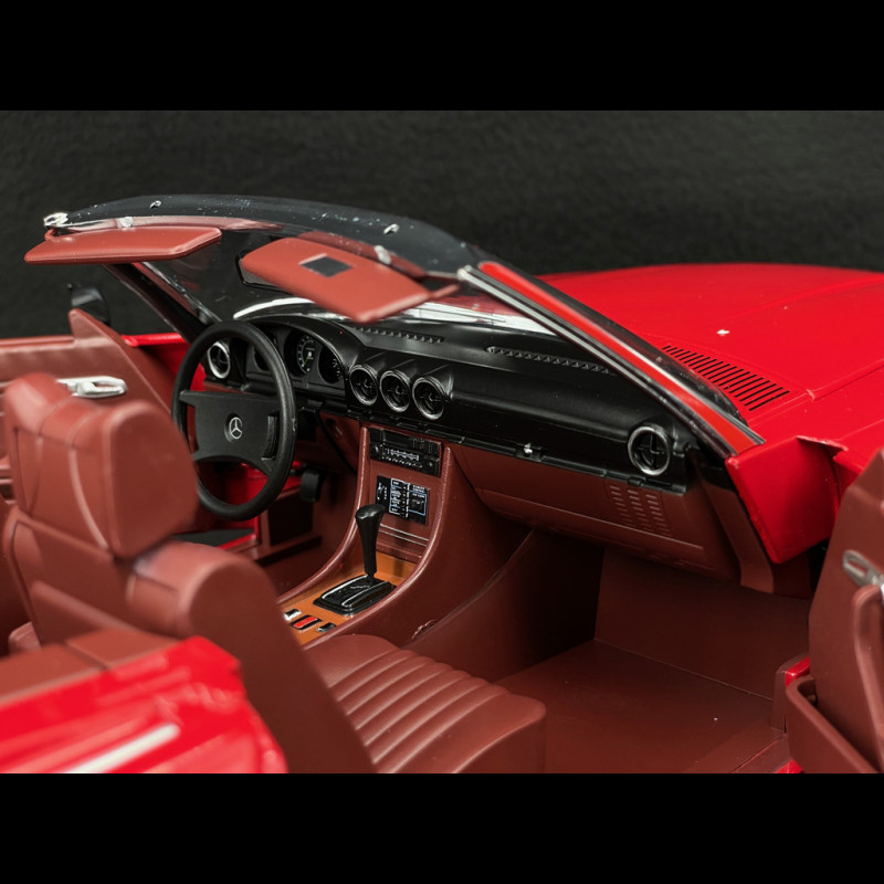 Set of Mercedes 450 SL R107 1985 Red US Version + Bobby Ewing Dallas ...