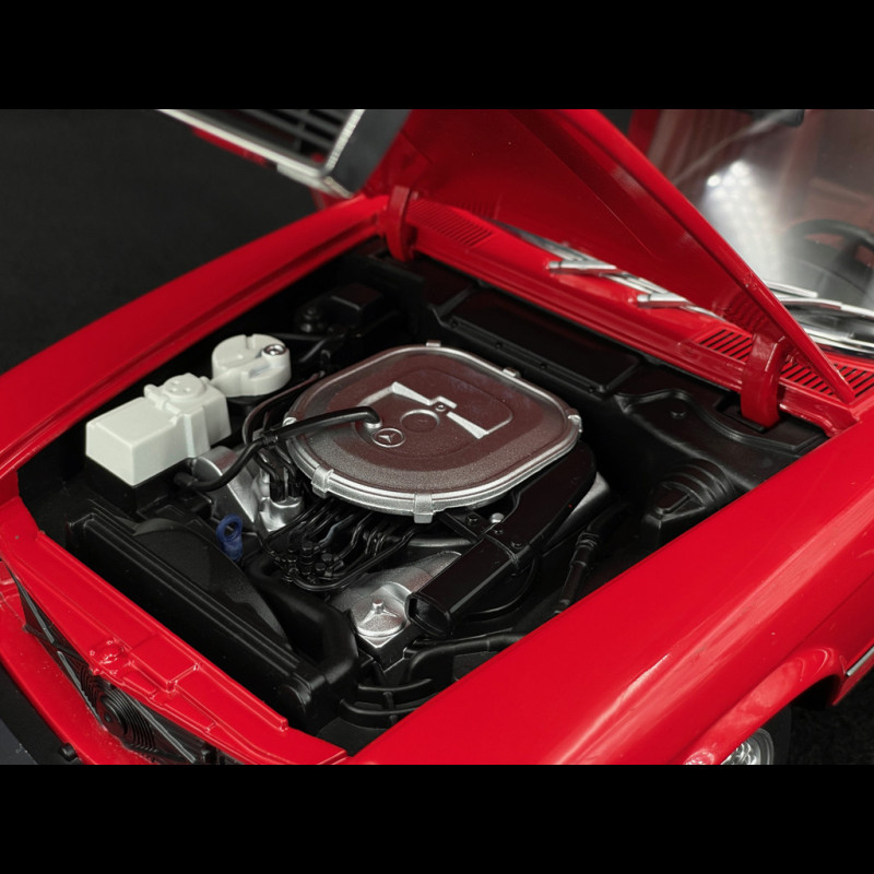 Set of Mercedes 450 SL R107 1985 Red US Version + Bobby Ewing Dallas ...