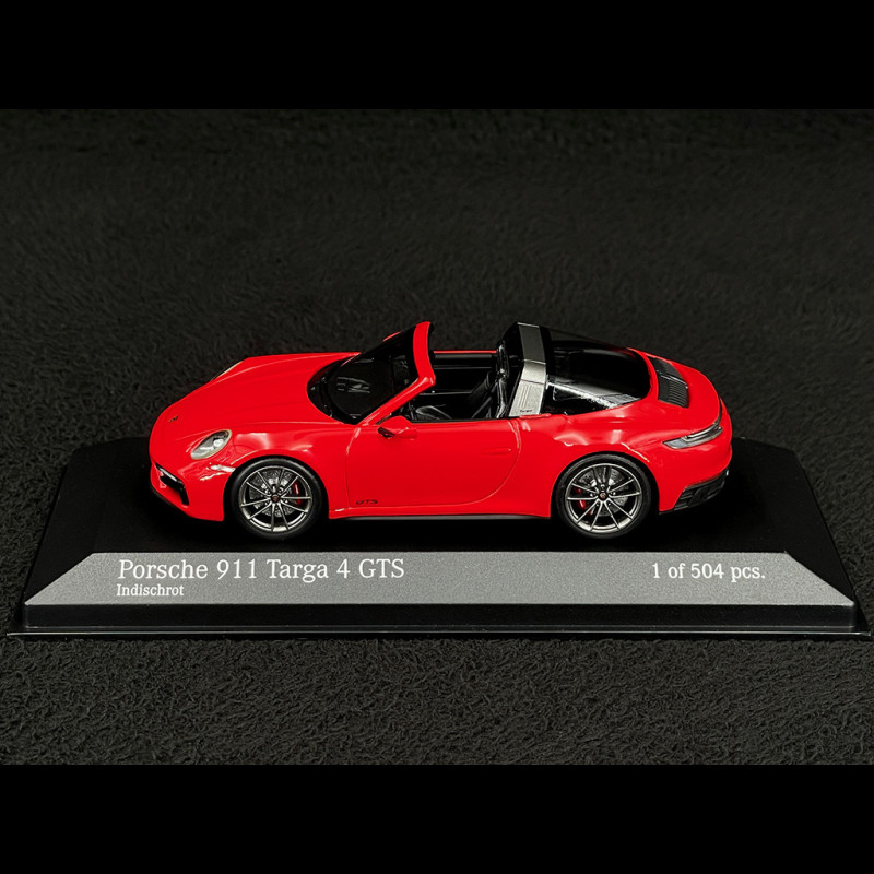 Porsche 911 Targa 4 GTS Type 992 2022 Guards Red 1/43 Minichamps 410061060