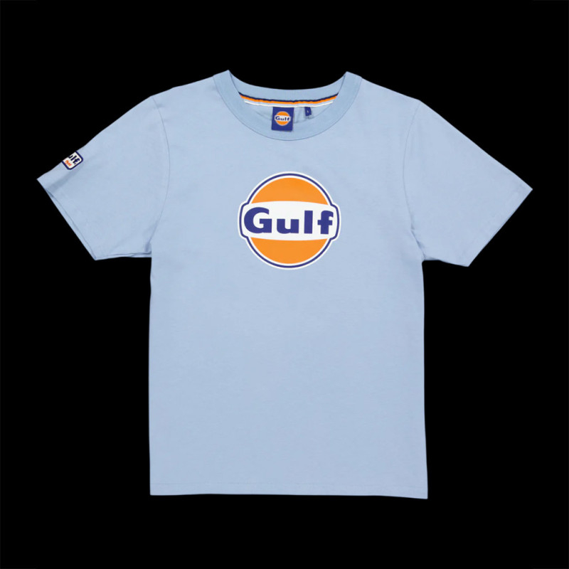 Gulf Racing Logo T-Shirt Light Blue GU242TSM05-125 - Men