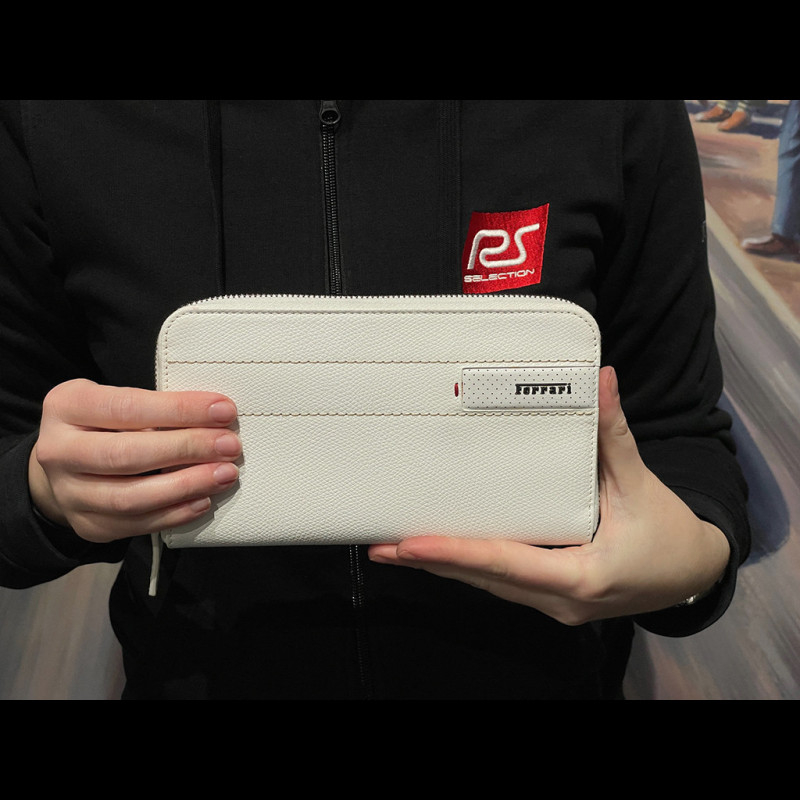 2nd Choice : Ferrari Wallet / Purse White Leather Made in Italy 13056WHT0