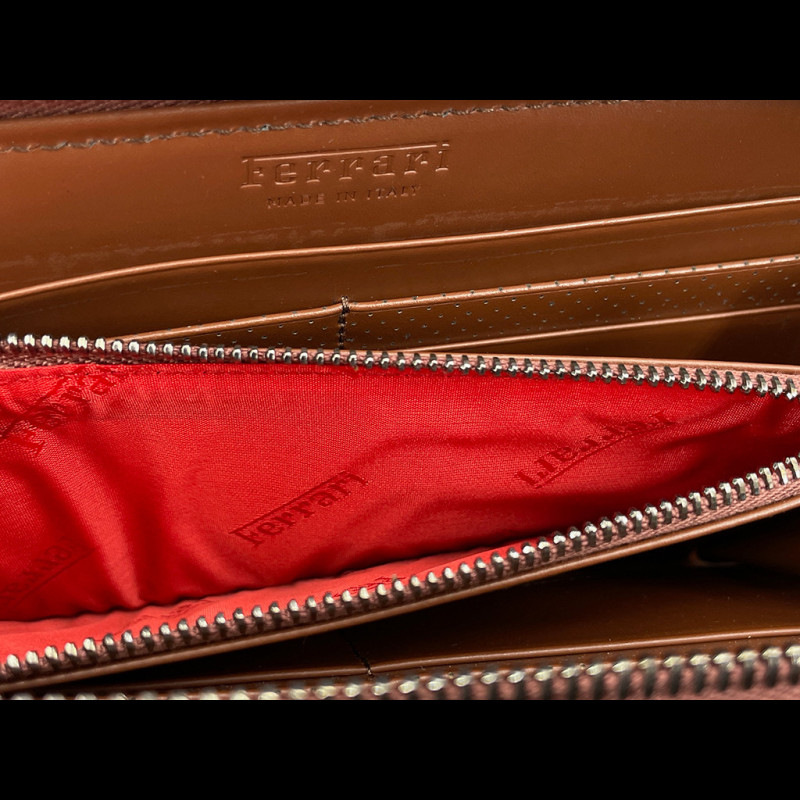 Ferrari Wallet / Purse Brown Leather 13056BRW0