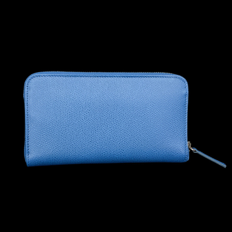 Ferrari Wallet / Purse Blue Leather Made in Italy 13056BLU0