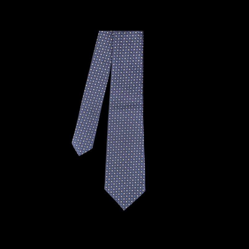 Ferrari Tie Silk Polka Dot Navy Blue L0315BLU0