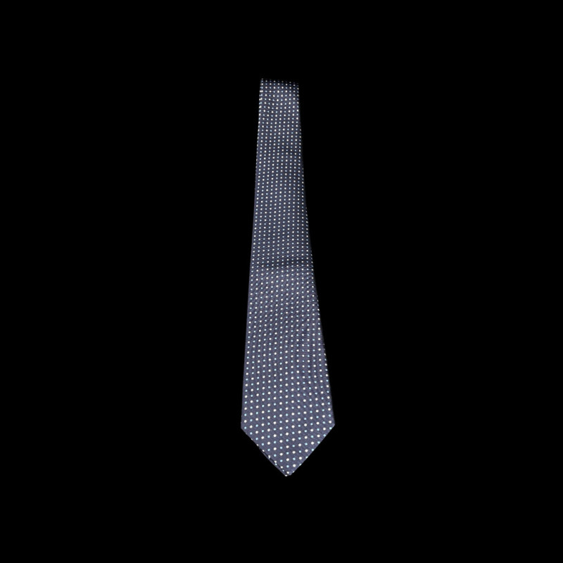 Ferrari Tie Silk Polka Dot Navy Blue L0315BLU0