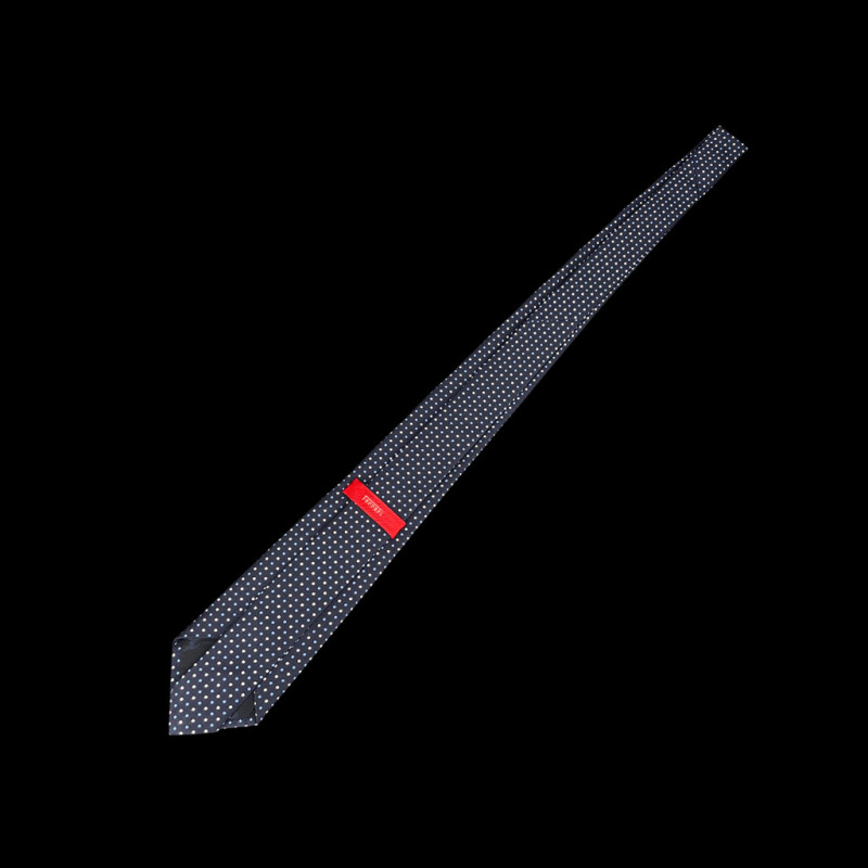 Ferrari Tie Silk Polka Dot Navy Blue L0315BLU0