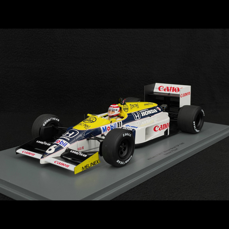 Nelson Piquet Williams FW11 n° 6 Winner Brazilian GP 1986 F1 1/18 Spark ...