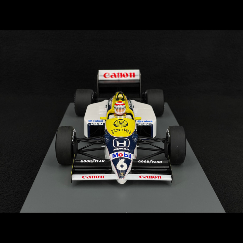Nelson Piquet Williams FW11 n° 6 Winner Brazilian GP 1986 F1 1/18 Spark ...