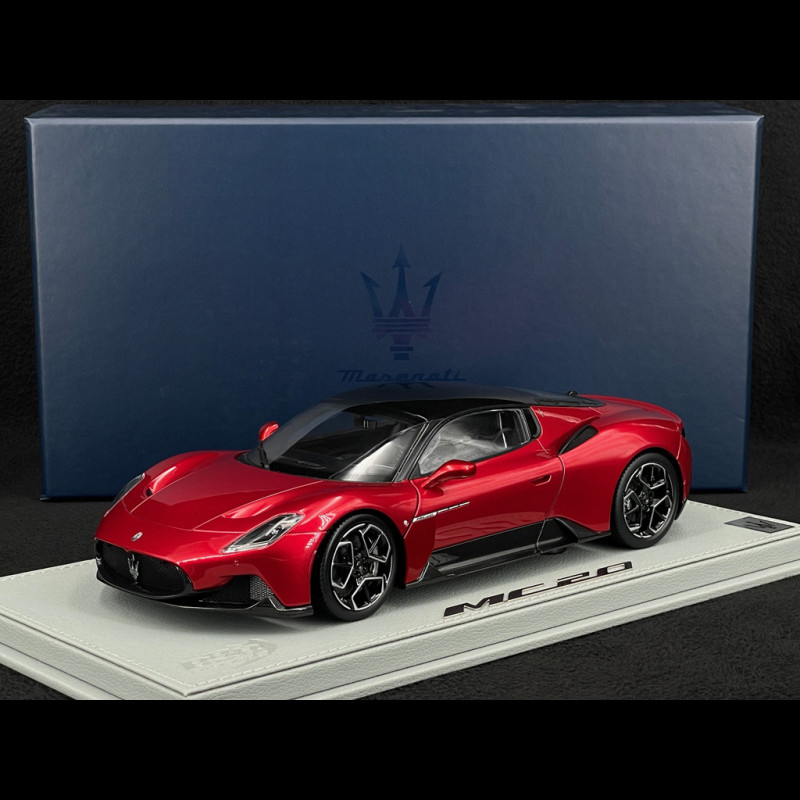 Maserati MC20 2020 Rosso Vincente / Noir Brillant Avec Ouvrants 1/18 ...