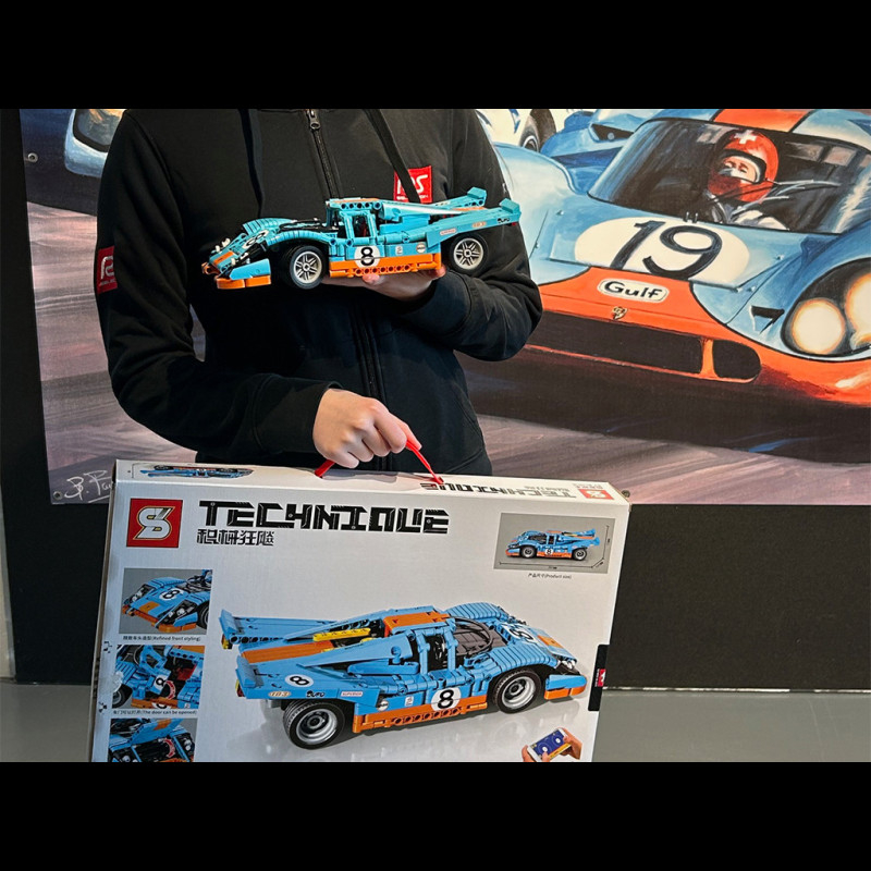 Sembo Technique 917 Inspiration n° 8 Light Blue / Orange 1/14 Sembo S-8413