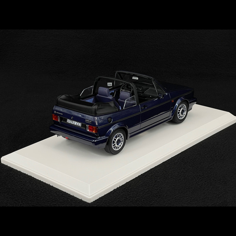 Volkswagen VW Golf Quartett Cabriolet 1992 Inca Bleu 1/18 Norev 188628