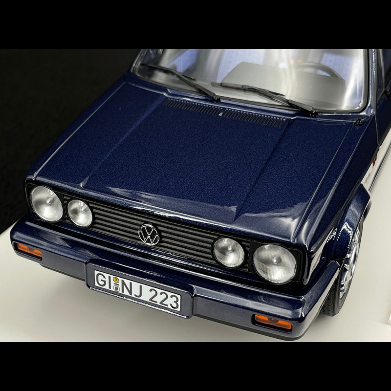 Volkswagen VW Golf Quartett Cabriolet 1992 Inca Bleu 1/18 Norev 188628