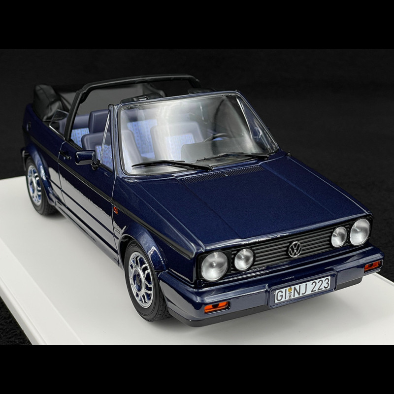Volkswagen VW Golf Quartett Cabriolet 1992 Inca Bleu 1/18 Norev 188628