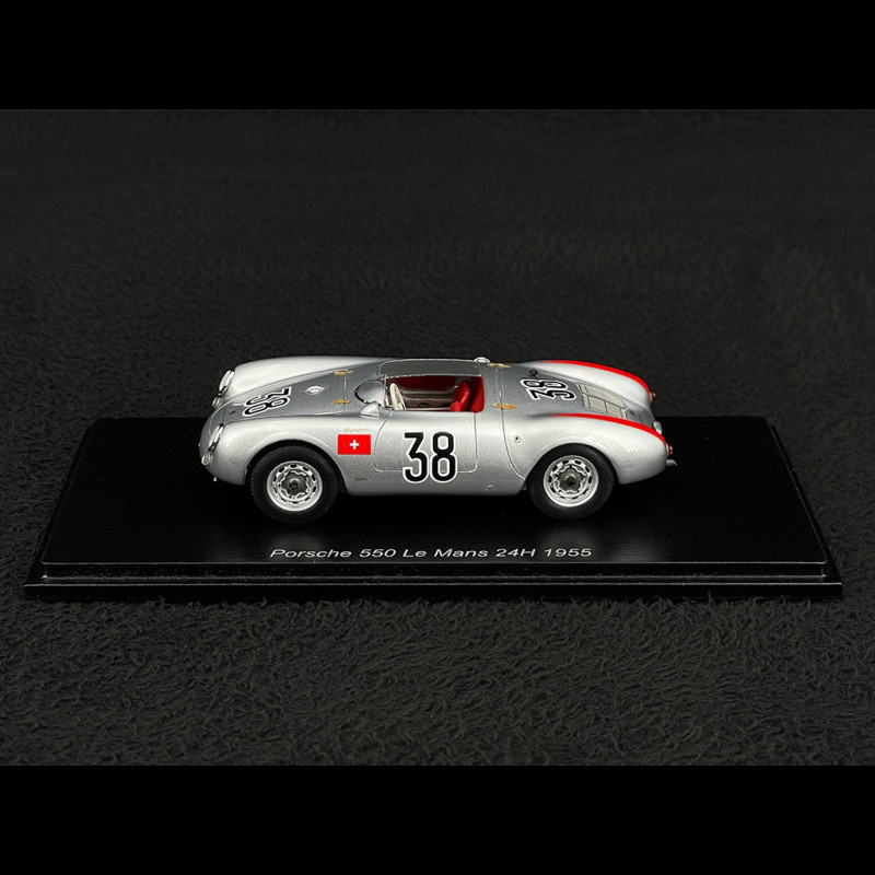 Porsche 550 n° 38 24h Le Mans 1955 1/43 Spark S9715
