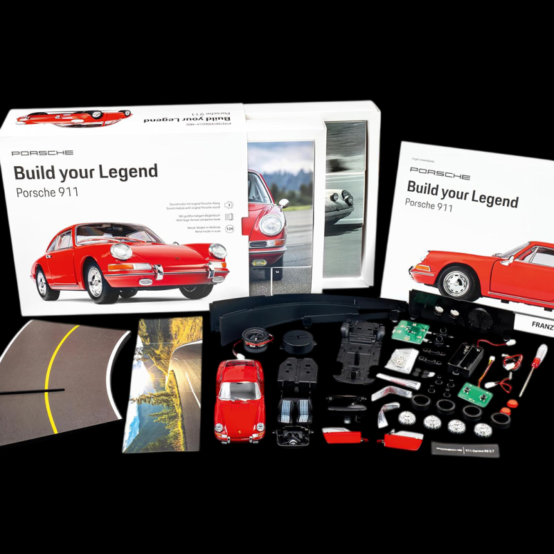 Porsche 911 Model Kit 1965 Signal Red 1/24 Franzis 67247
