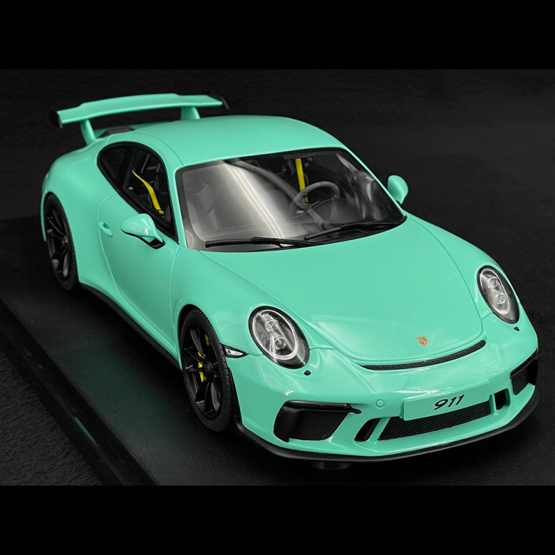 Porsche 911 GT3 Type 991.2 2018 Mint Green 1/18 GT Spirit GT550