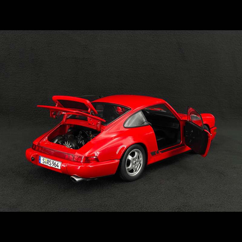 Porsche 911 Carrera RS Typ 964 Cup Felgen mit Aufklebern 1992 Rot 1/12 ...