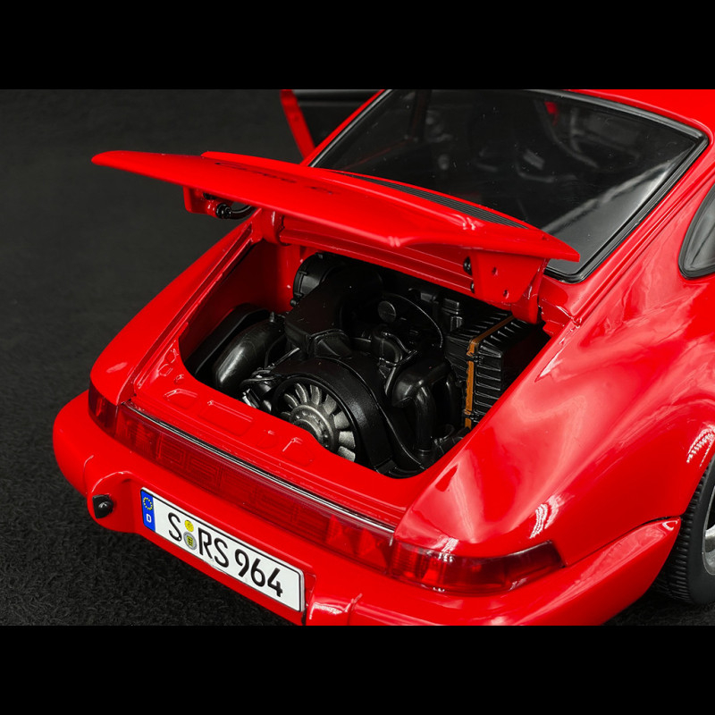 Porsche 911 Carrera RS Typ 964 Cup Felgen mit Aufklebern 1992 Rot 1/12 ...