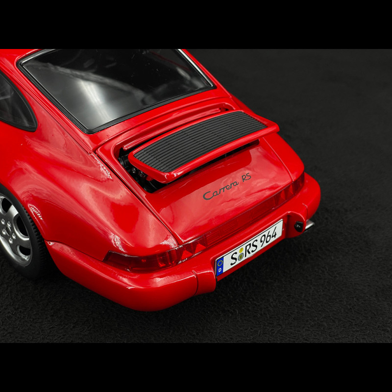 Porsche 911 Carrera RS Typ 964 Cup Felgen mit Aufklebern 1992 Rot 1/12 ...