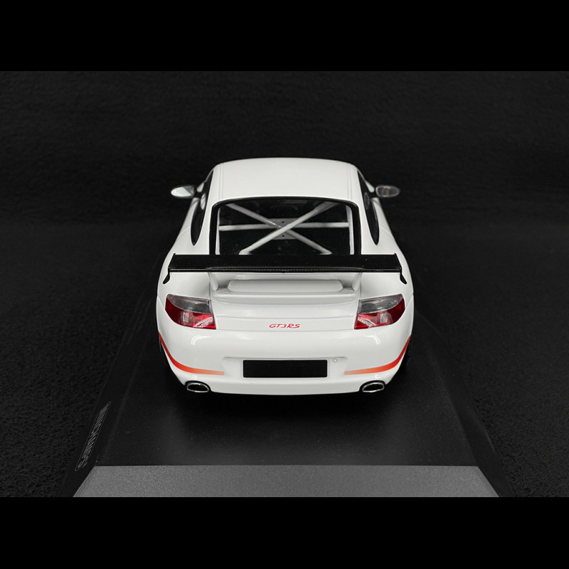 Porsche 911 GT3 RS Type 996 2002 Blanc / Bandes Rouges 1/18 Minichamps ...