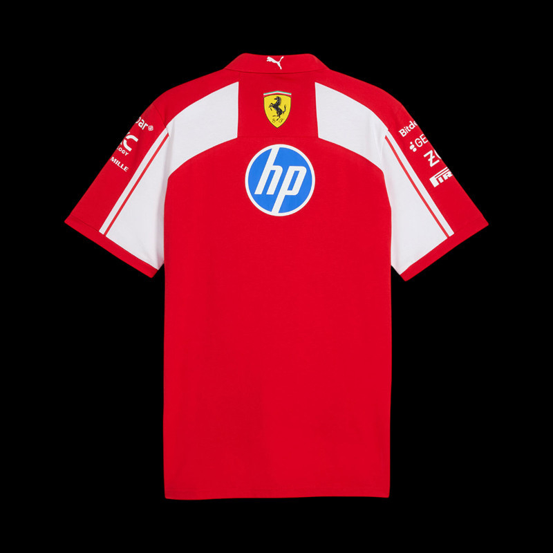 Ferrari Polo-shirt F1 Team Leclerc / Hamilton 2026 Red Puma 701238727 ...