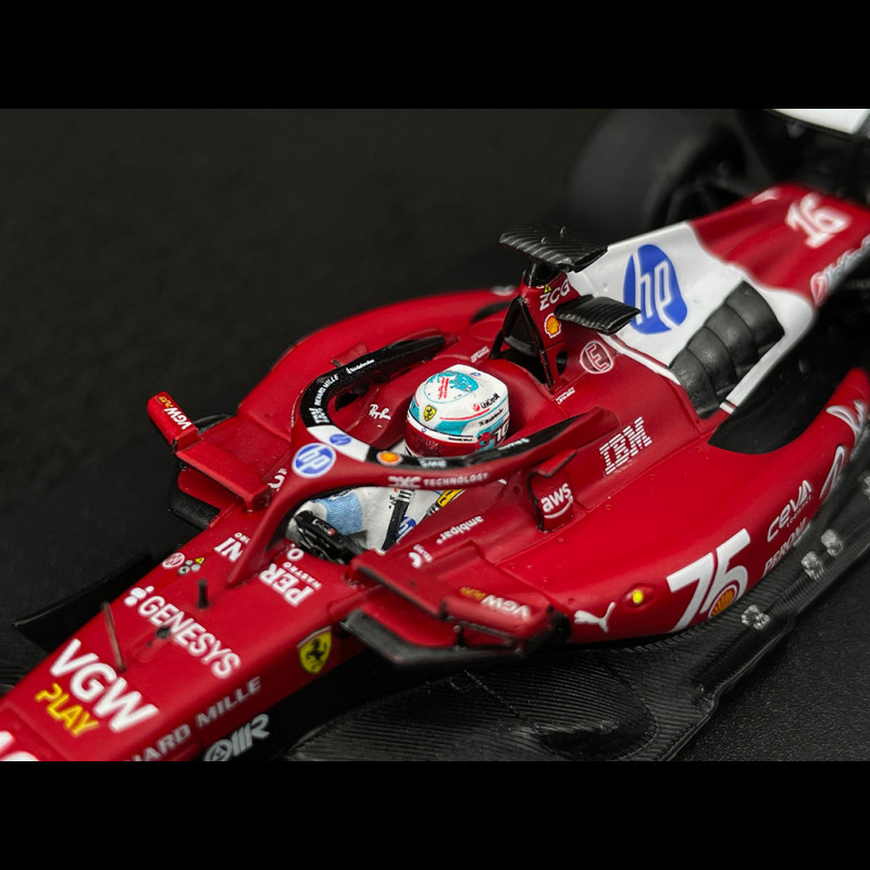 Charles Leclerc Ferrari SF25 n° 16 2nd Monaco GP 2025 F1 1/43 Looksmart ...