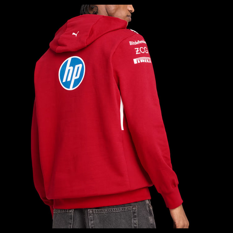 Ferrari Sweatshirt F1 Team Leclerc / Hamilton Puma Dark Red 7639741-01 ...