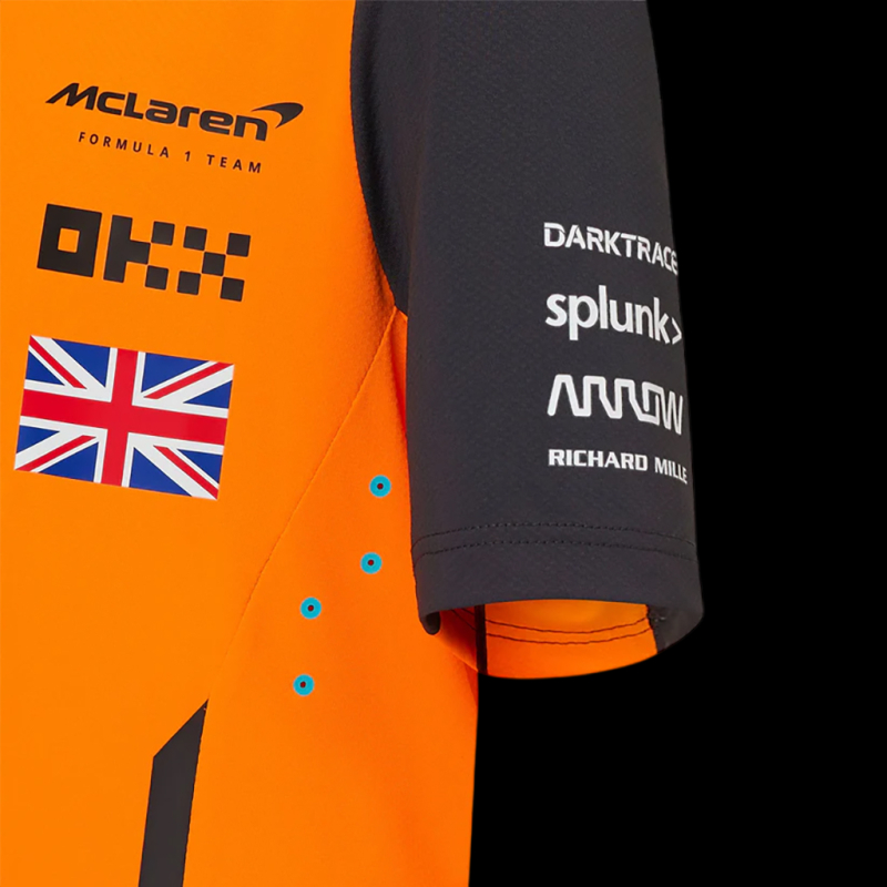 McLaren T-Shirt Low Cost F1 Team Lando Norris Papaya Orange / Phantom ...