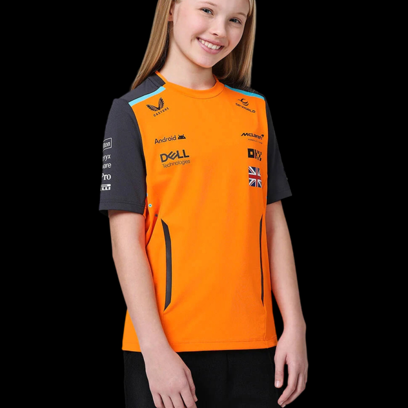 McLaren T-Shirt Low Cost F1 Team Lando Norris Papaya Orange / Phantom ...