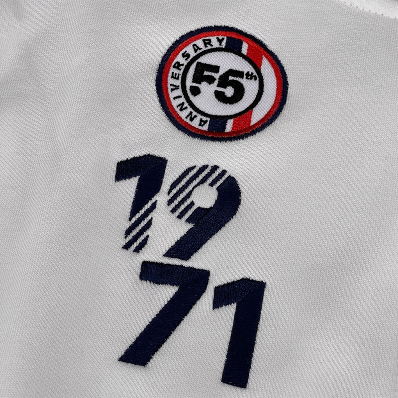 Steve McQueen Zip-Up Jacket Le Mans 1971 White / Blue SQ261SSM02-002 - Men