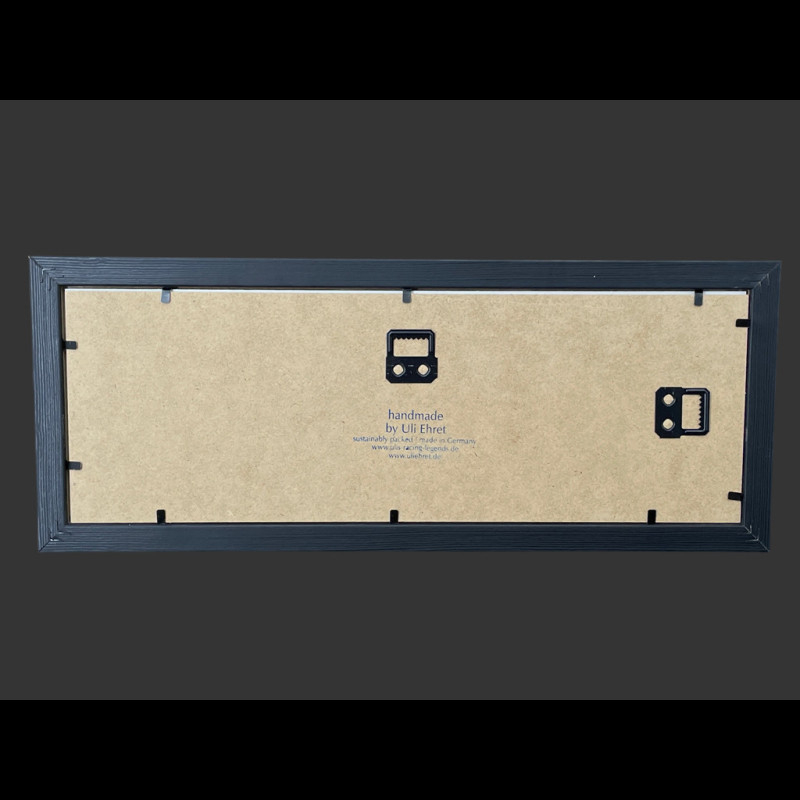 Porsche Frame 911 S 1974 and 911 T 1972 Black Wooden Frame 38 x 15 cm ...