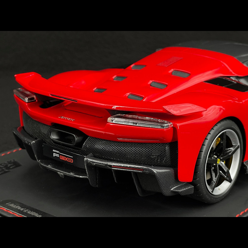 Ferrari F80 2024 Rosso Corsa / Two-Tone Carbon Rims 1/18 BBR Models ...