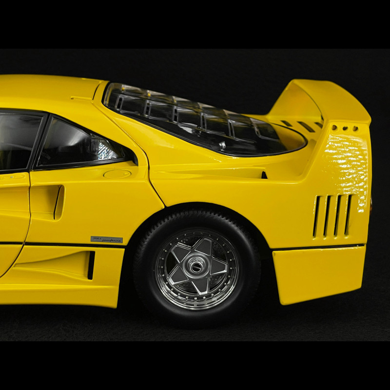 Ferrari F40 1987 Yellow 1/12 KK Scale KKDC120252