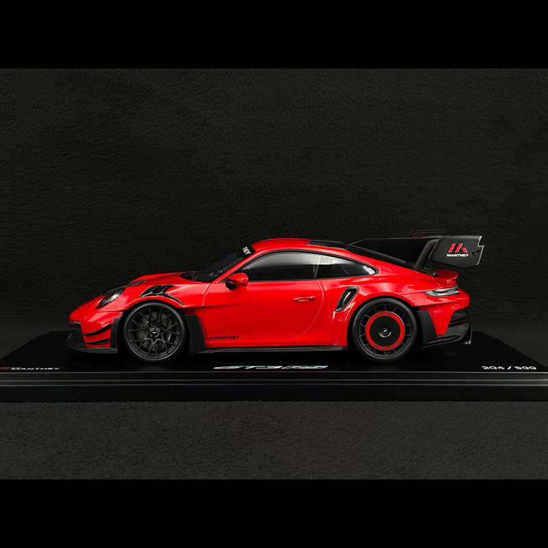 Porsche 911 GT3 RS Type 992 2024 kit Manthey Guards Red 1/18 Spark ...