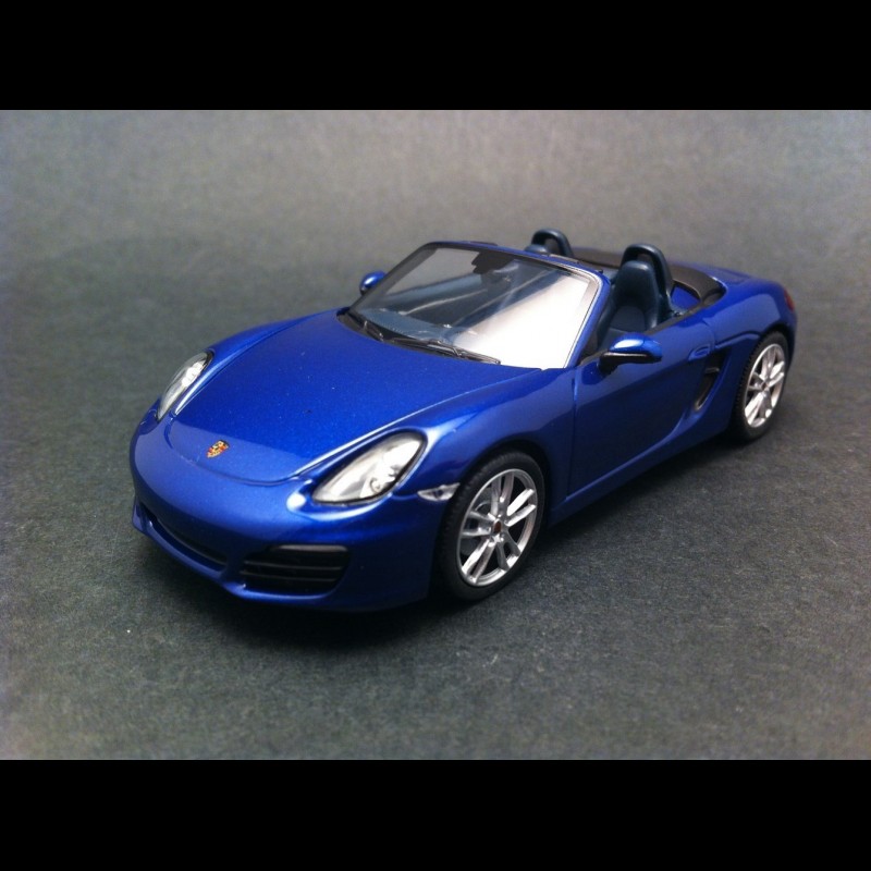 Porsche Boxster S 981 2012 blue 1/43 Minichamps 410061030