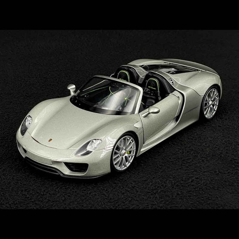 Porsche 918 Spyder 2014 Silver 1/24 Welly MAP02484824