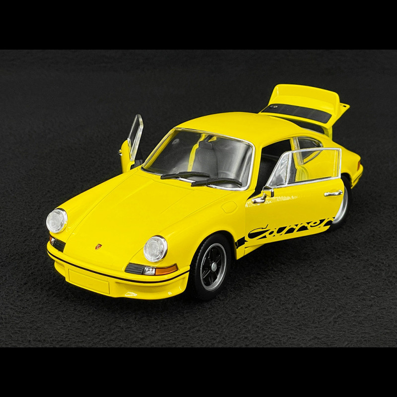 Porsche 911 Carrera RS 2.7 1972 Yellow / Black Stripes 1/24 Welly ...