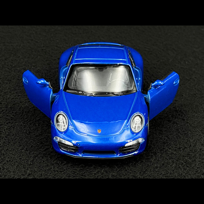 Porsche 911 Carrera S Type 991 2011 Bleu Jouet à friction 1/38 Welly ...