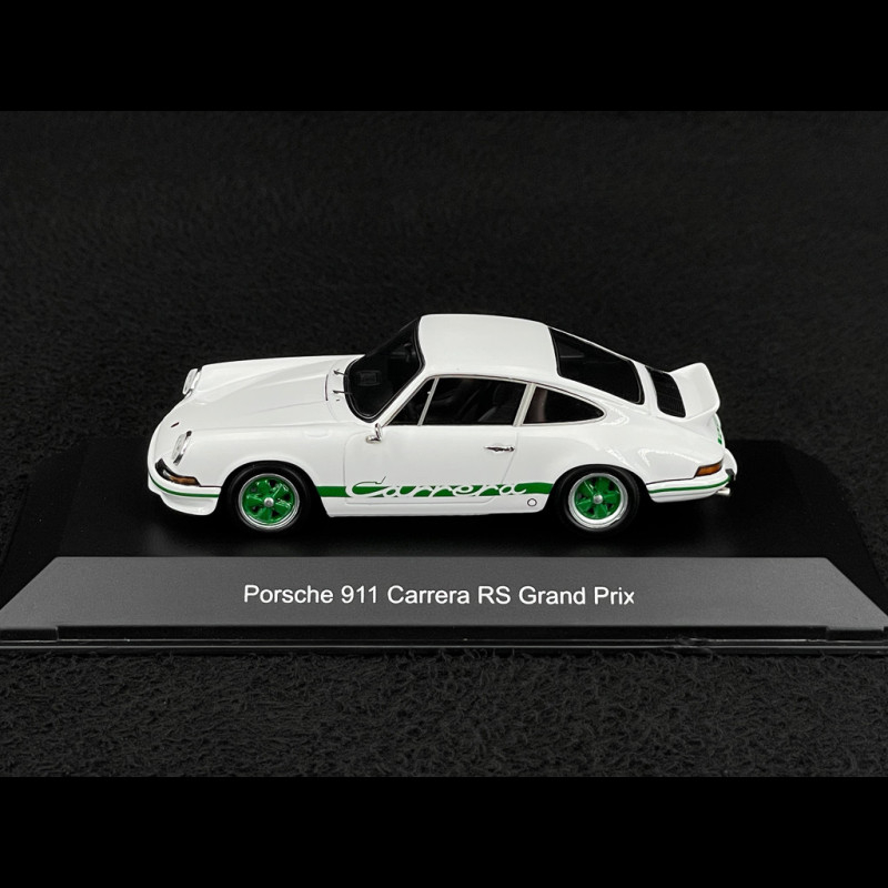 Porsche 911 Carrera RS 2.7 1972 White / Green Stripes 1/43 Spark ...