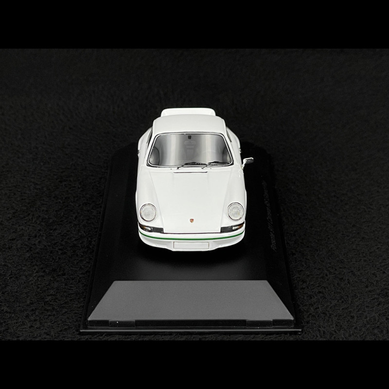Porsche 911 Carrera RS 2.7 1972 White / Green Stripes 1/43 Spark ...