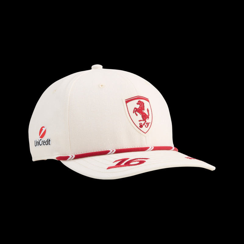 Casquette Ferrari F1 Team n° 16 Charles Leclerc GP Monaco 2026 Puma ...