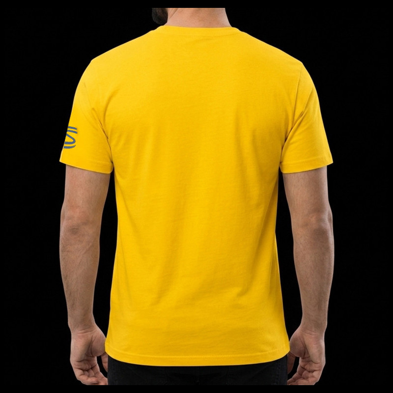 Ayrton Senna T-Shirt F1 n° 12 Gelb ASLE01006-YLW - unisex
